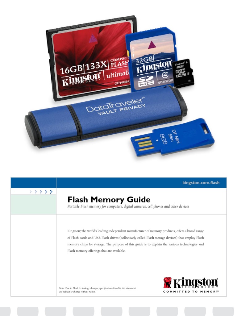 Flash Mem Guide | PDF | Secure Digital | Flash Memory