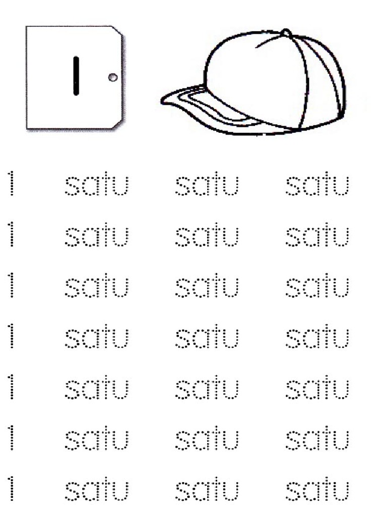 Nombor Hingga 10 Latihan 2 (Ikut Titik) PDF | PDF