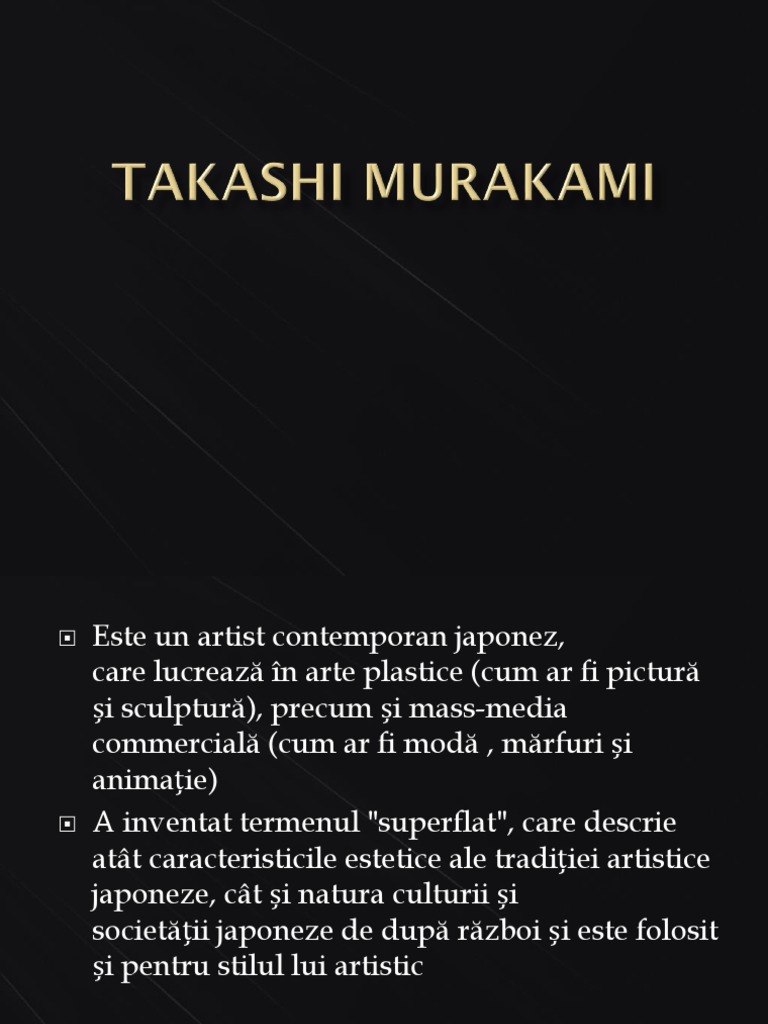Takashi Murakami | PDF | Contemporary Art | Anime