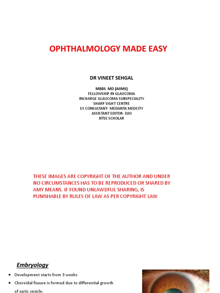 Opthalmology Visuals New PDF-1 | PDF | Glaucoma | Cornea