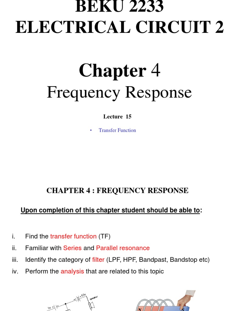 Electrical Circuit Frequency Response | PDF | Electrical Engineering | Electronic Engineering