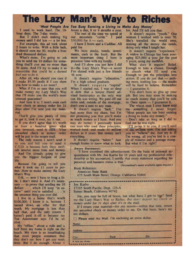 Gary Halbert - S Favorite Ads | PDF | Antarctica | Nature