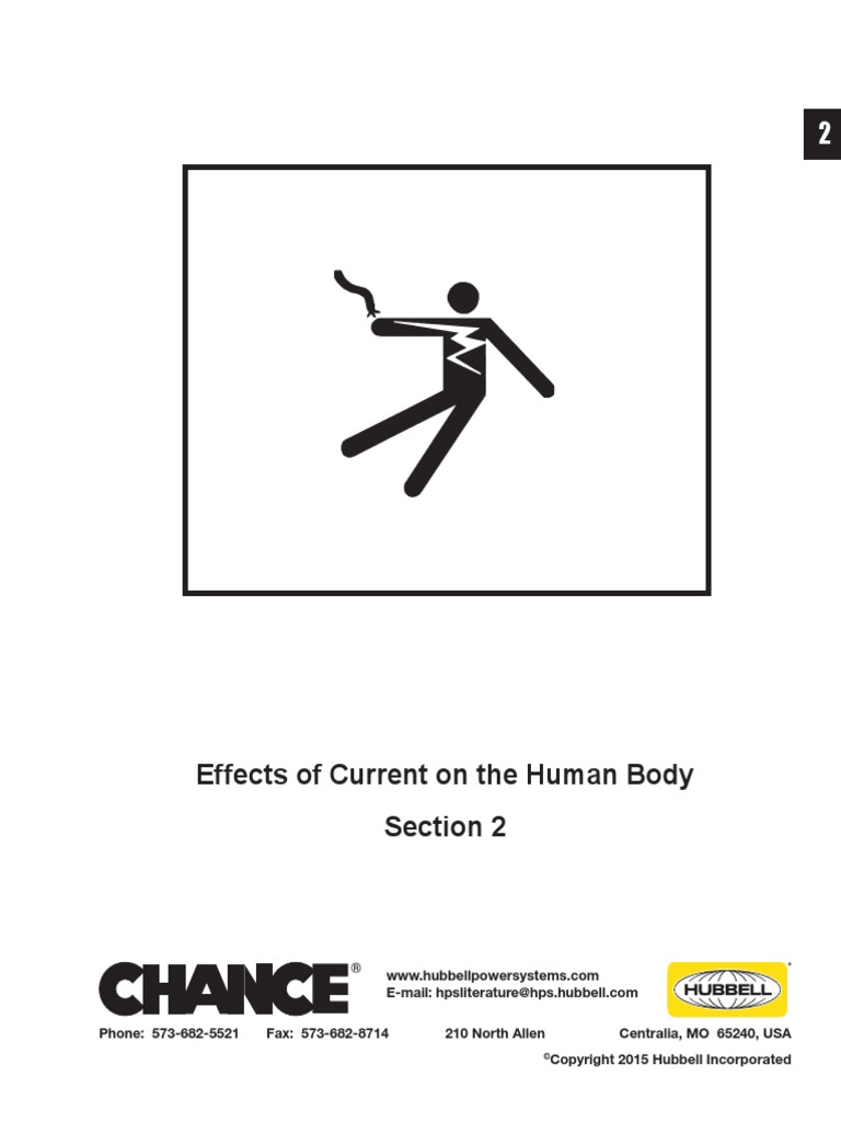 Effects of Current On The Human Body Section 2 | PDF | Electric Shock ...