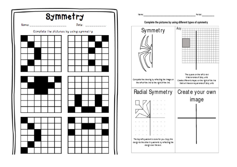 Symmetry Drawing | PDF | Teaching Methods & Materials | Art