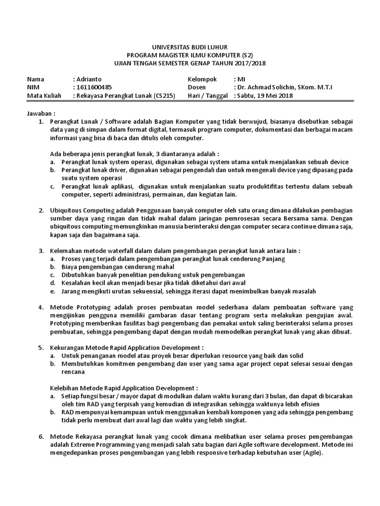 Uts RPL Ubl 1611600485 | PDF