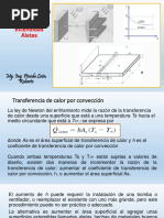 Tablas Coeficiente de Conveccion | PDF | Convección | Cantidades fisicas