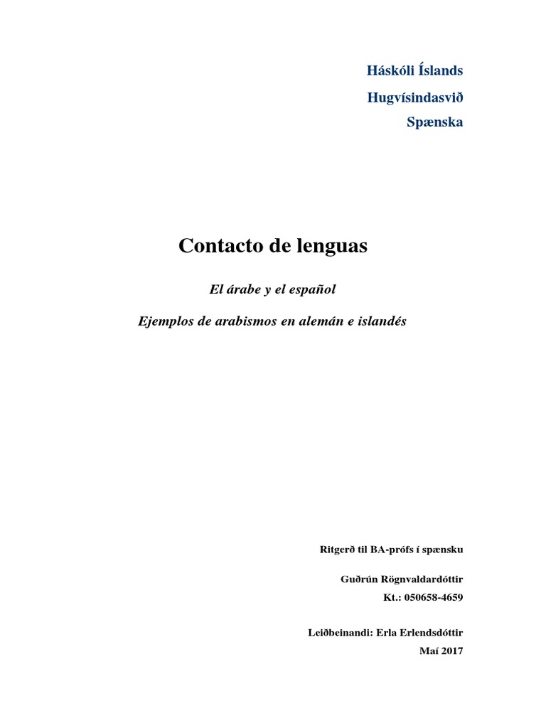 Ritgerð | PDF | Al Andalus | Arábica