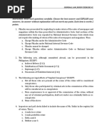 Sample Unjust Vexation, Grave Threats Complaint | PDF