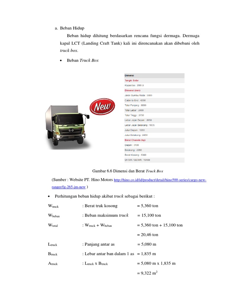 Beban Hidup Truk | PDF