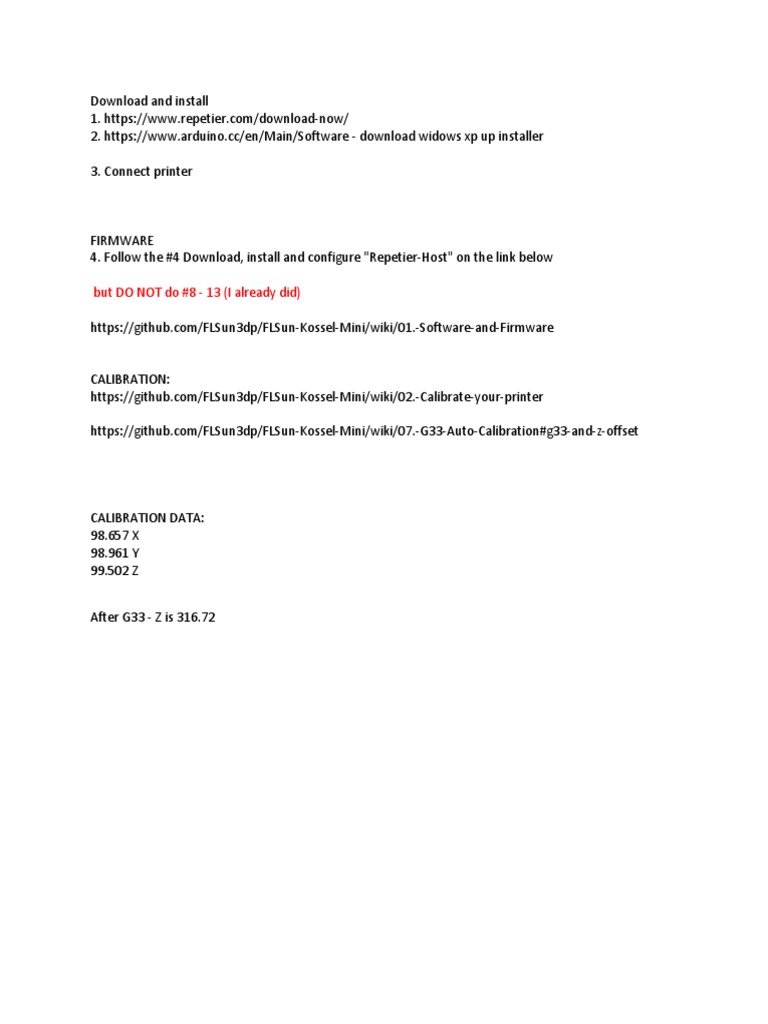 3d Printer Settings | PDF