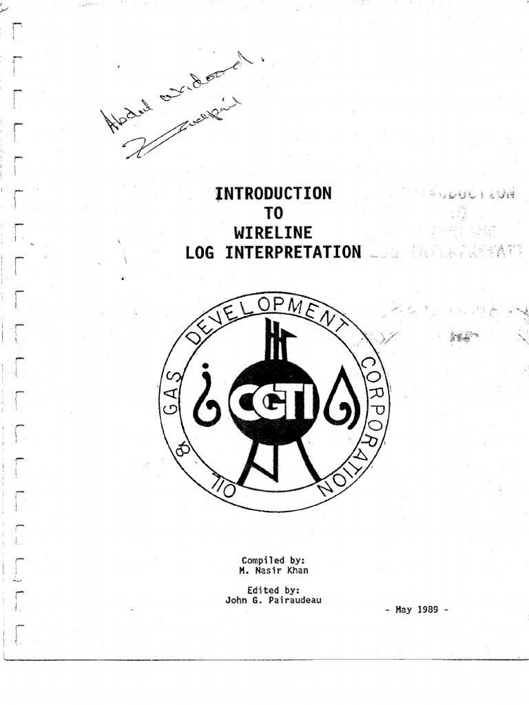 Wireline Log Interpretation (Khan, M.N.-OGDC Manual) PDF | PDF