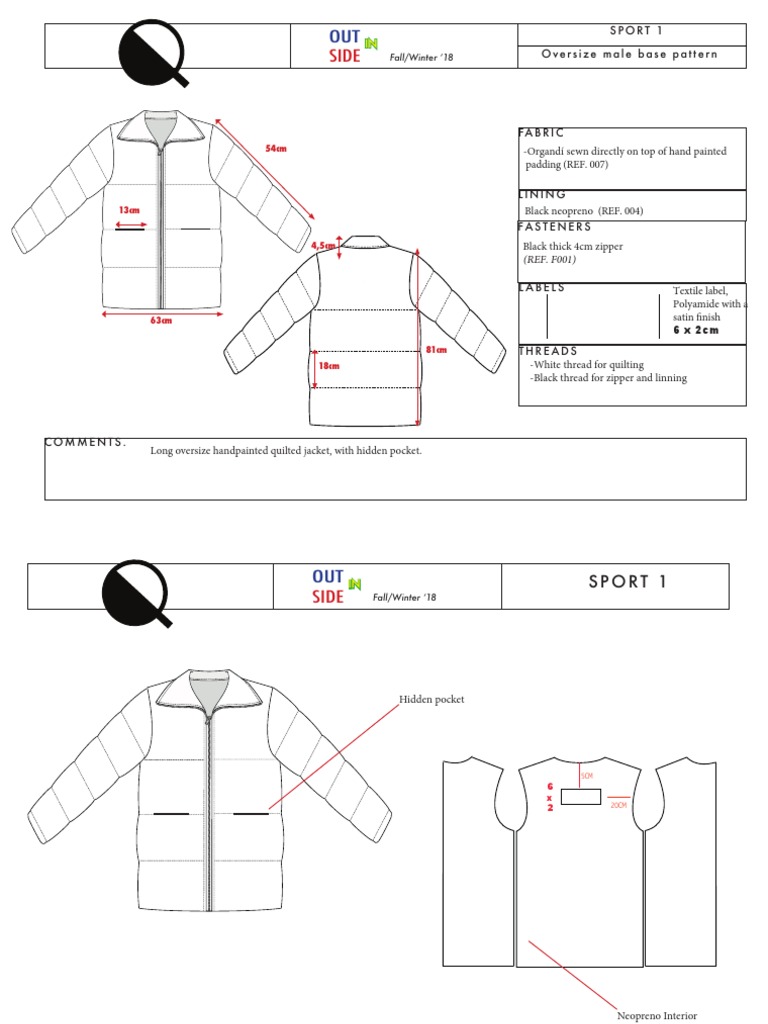 Technical Sheets | PDF | Suit (Clothing) | Fashion