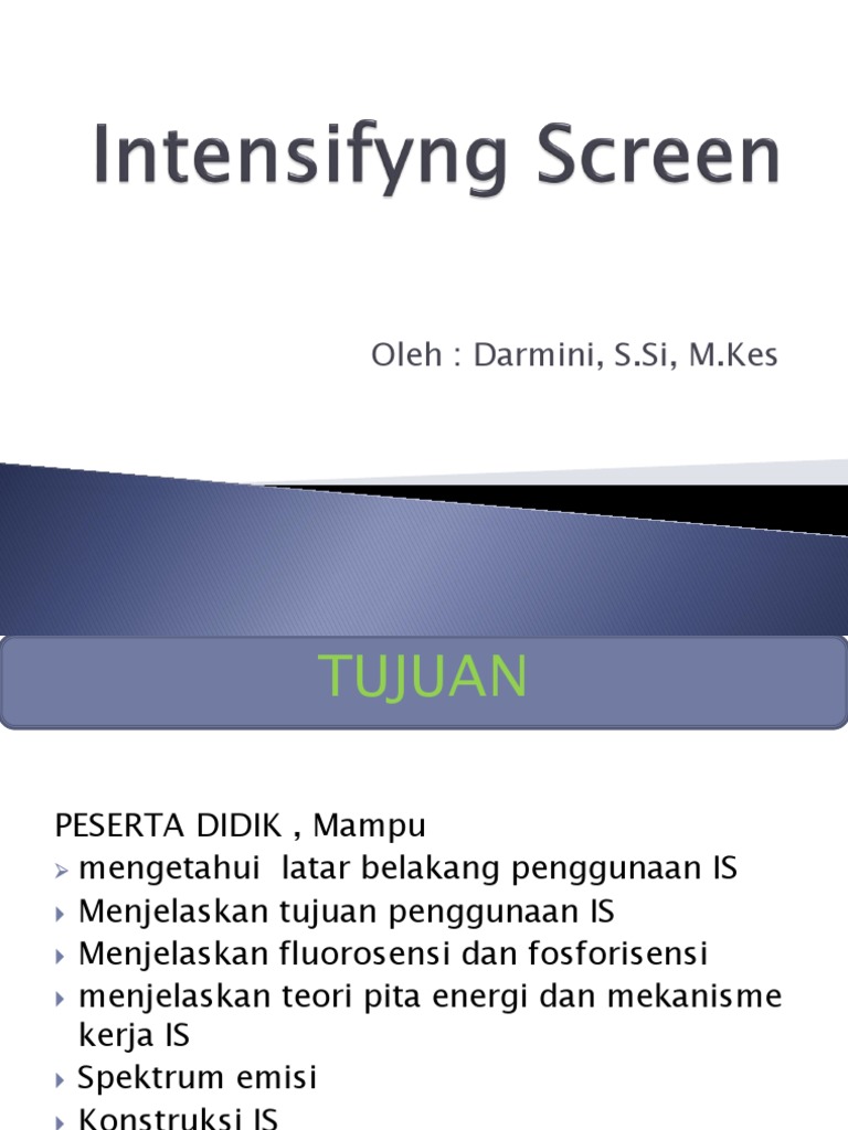 Intensifying Screen 1 | PDF | Chemical Substances | Metals
