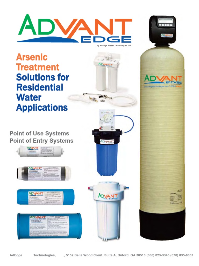 AdVantEdge Full Line Brochure | PDF | Arsenic | Drinking Water
