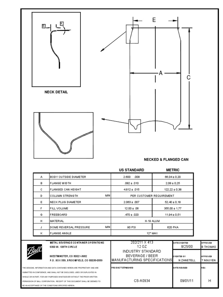 12oz Can Drawing | PDF | Nature