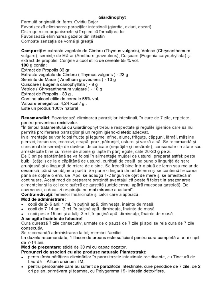 Giardinophyt Hermiflores | PDF