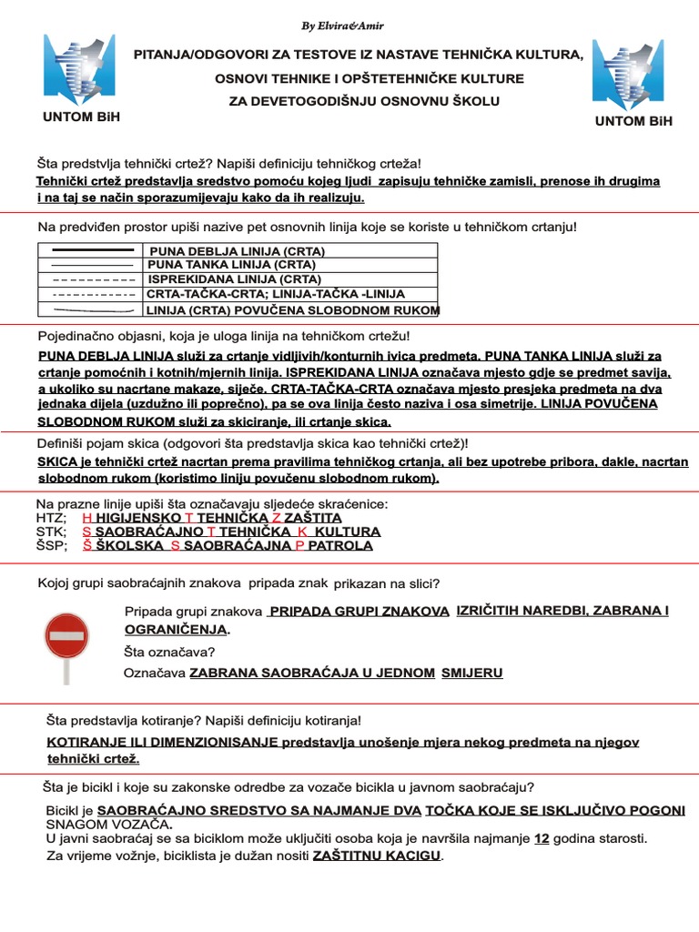 Testovi Untombih | PDF