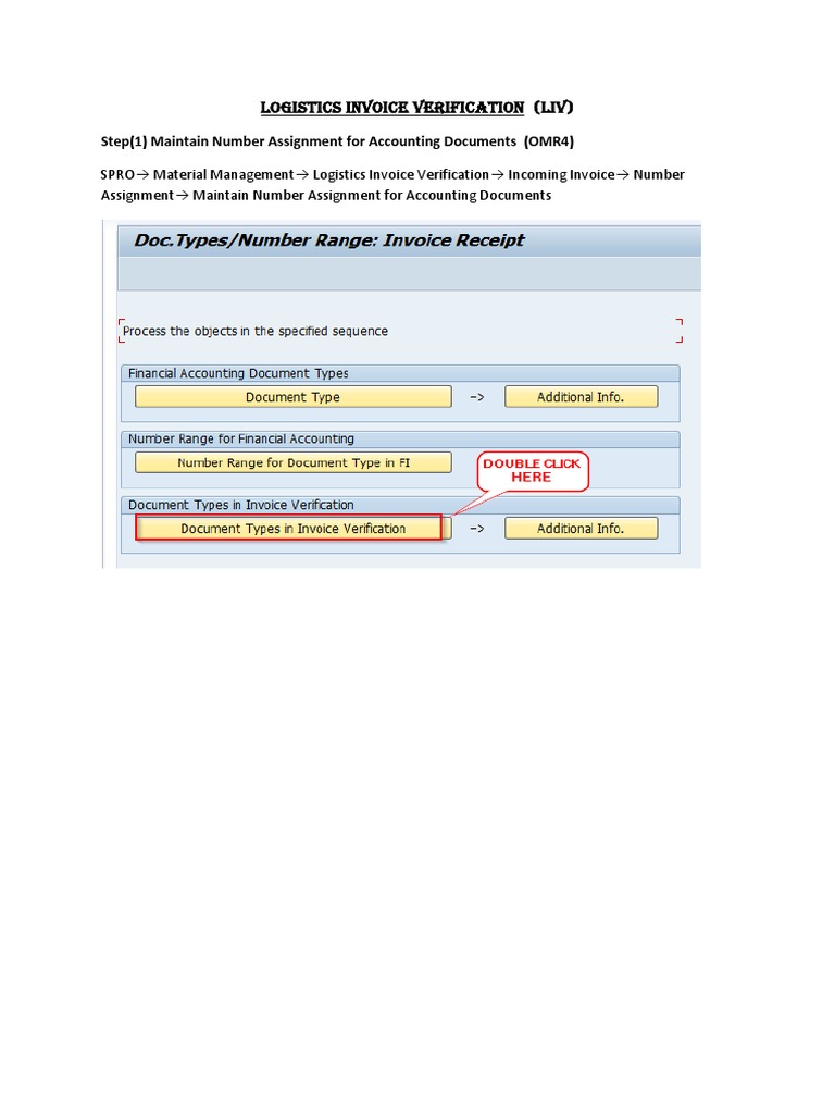 Logistic Invoice Verification (LIV) | PDF