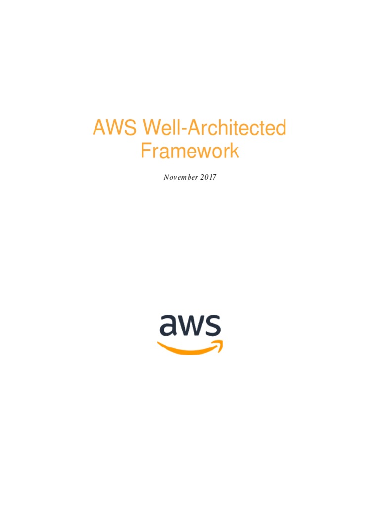 AWS Well-Architected Framework | PDF | Cloud Computing | Amazon Web Services