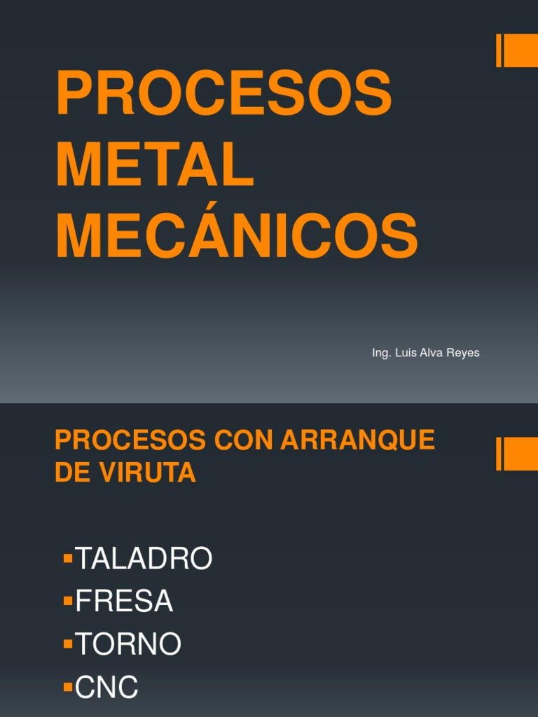 Procesos Metal Mecánicos | PDF