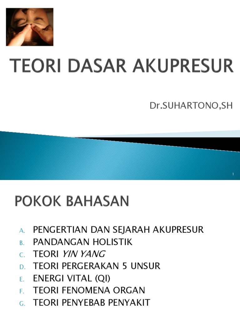 Teori Dasar Akupresur | PDF