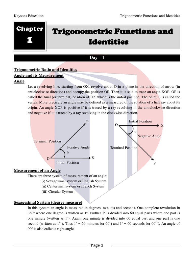 Trogonometry Book | PDF | Trigonometric Functions | Sine