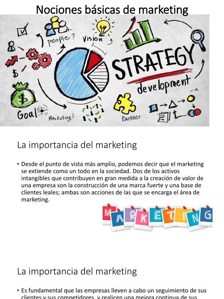 Nociones Básicas de Marketing Clase 2 | Marketing | Mercado (economía) | Prueba gratuita de 30 ...