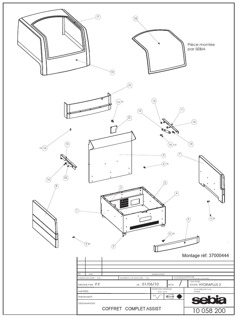 Case Exploded View | PDF