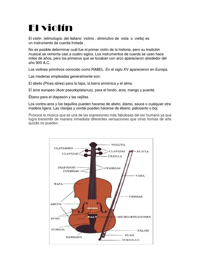 El violín