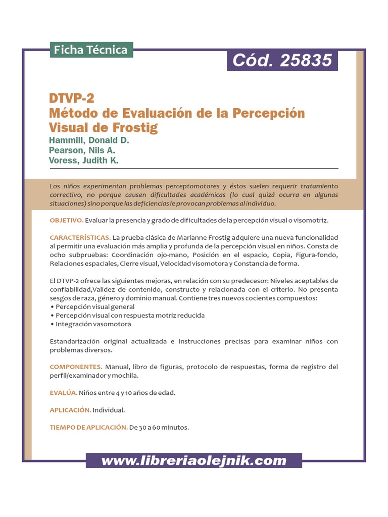 FichaTécnica DVTP-2 | PDF