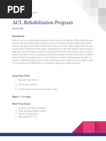 Aspetar Hamstring Protocol | PDF | Anatomical Terms Of Motion | Knee