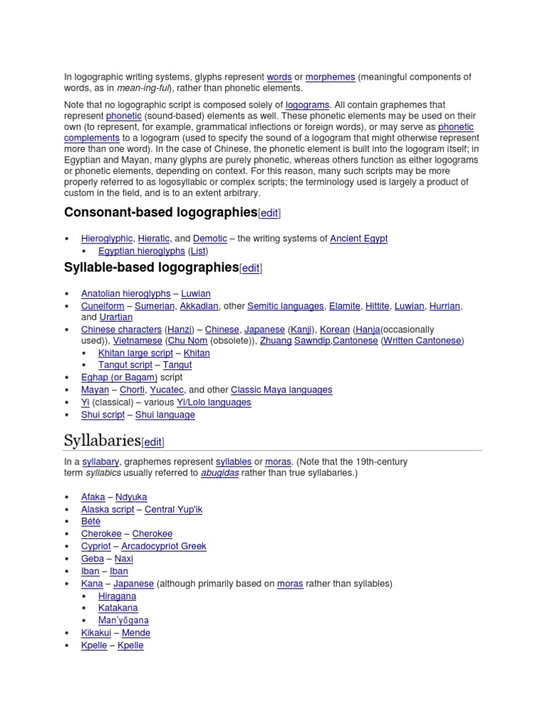 Logographic Writing Systems | PDF | Encodings | Semiotics