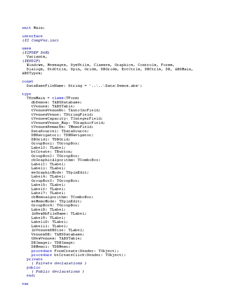 Blob Compression Delphi Source Code Pdf Programming Paradigms 5340