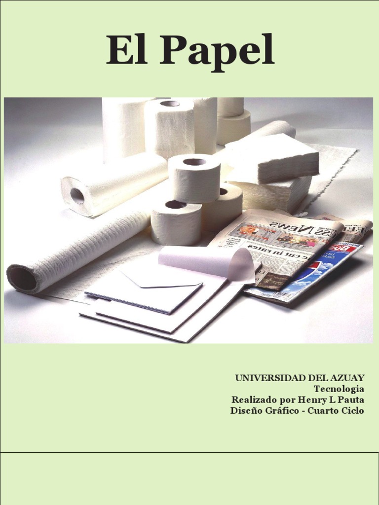 El Papel | PDF | Papel de pulpa) | Papel