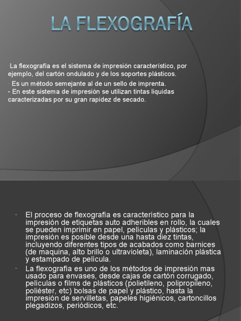 Guía Completa de Flexografía | PDF | Materiales | Procesos industriales