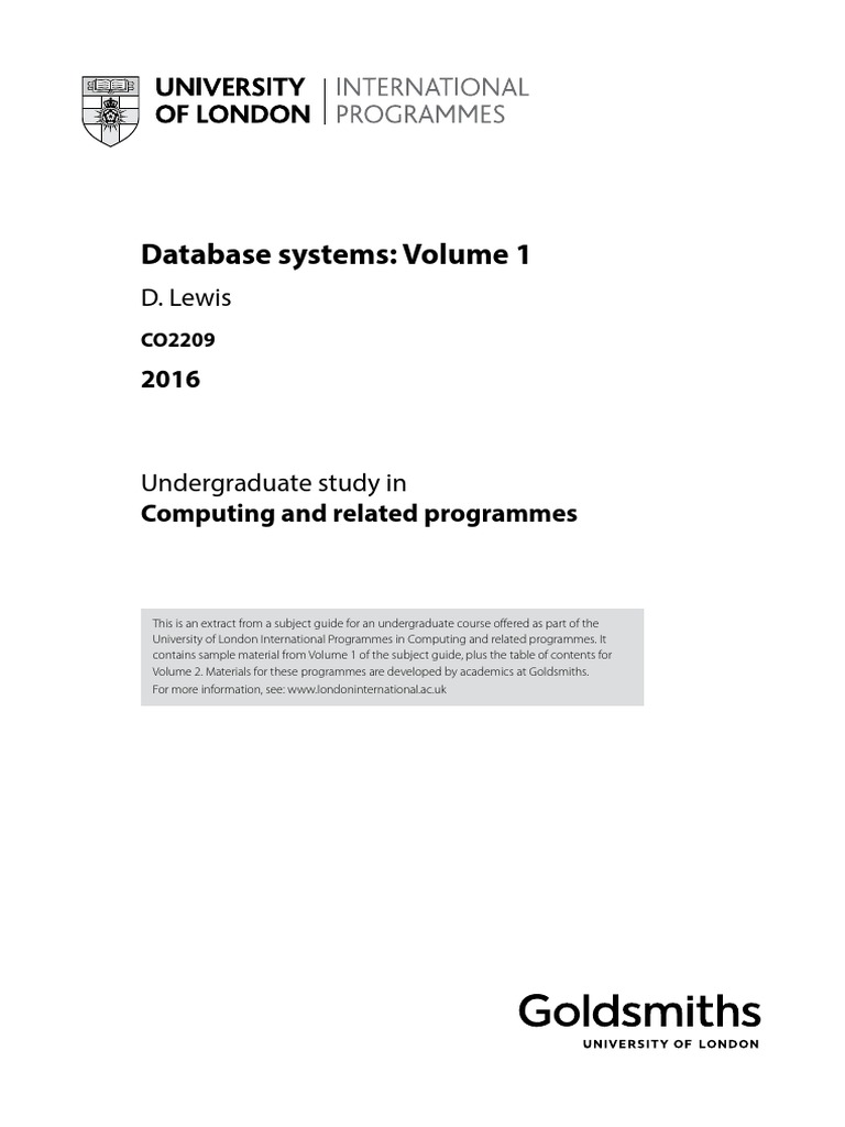 Database Systems | PDF | Relational Database | Databases