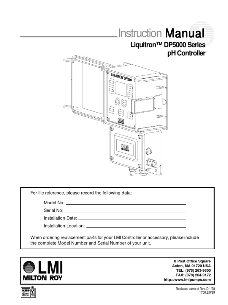Liquitron dp5000 | Download Free PDF | Relay | Switch