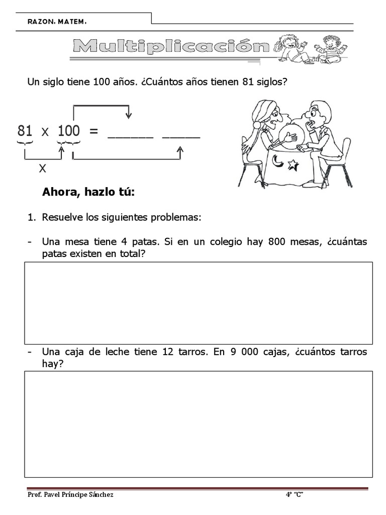 Practica de Multiplicacion | PDF | Arte