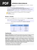 Diferencias y Características de Los Números Racionales e Irracionales ...