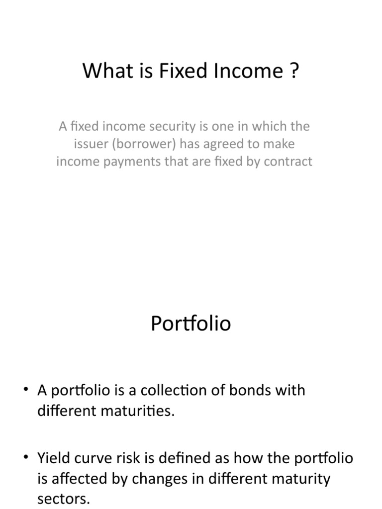 What Is Fixed Income ? | PDF | Bonds (Finance) | Yield (Finance)
