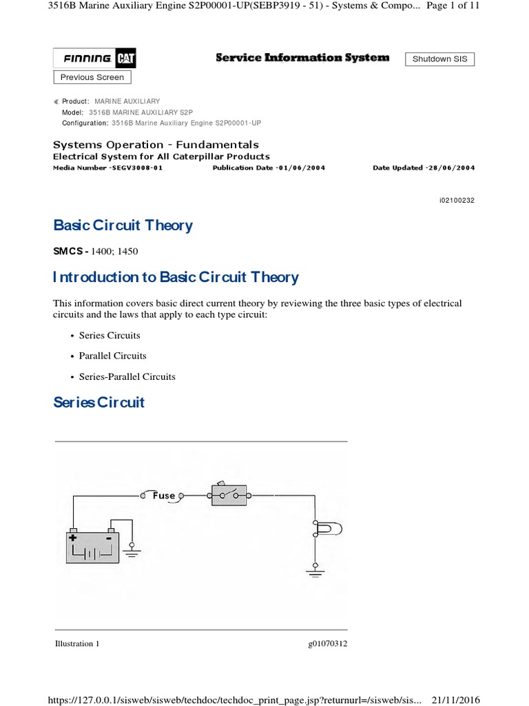 CAT-Basic Circuit Theory PDF | Download Free PDF | Series And Parallel ...