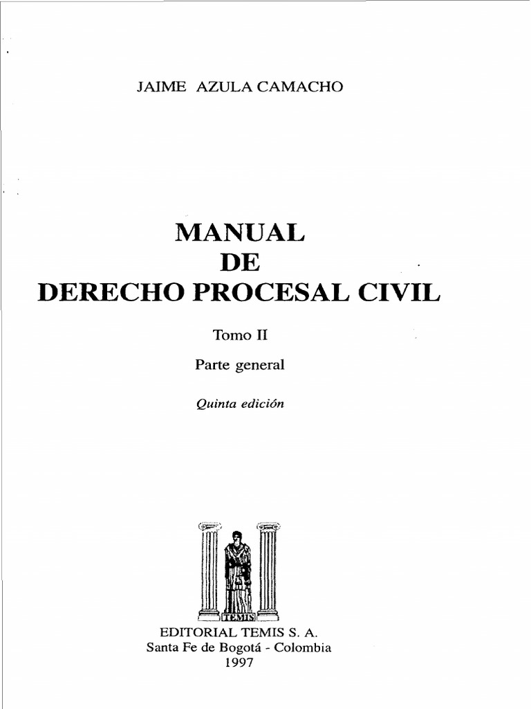 BELM-14431 (Manual de Derecho Procesal - Azula) | PDF | Demanda judicial | Ley procesal