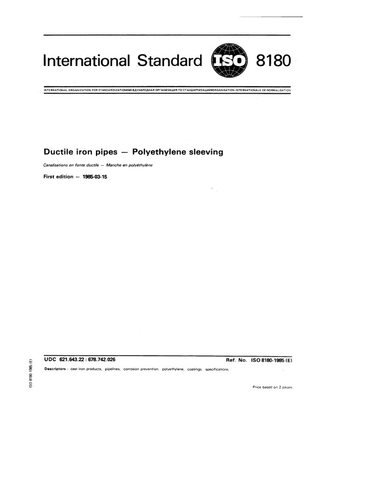 Iso 8180-1995 | PDF