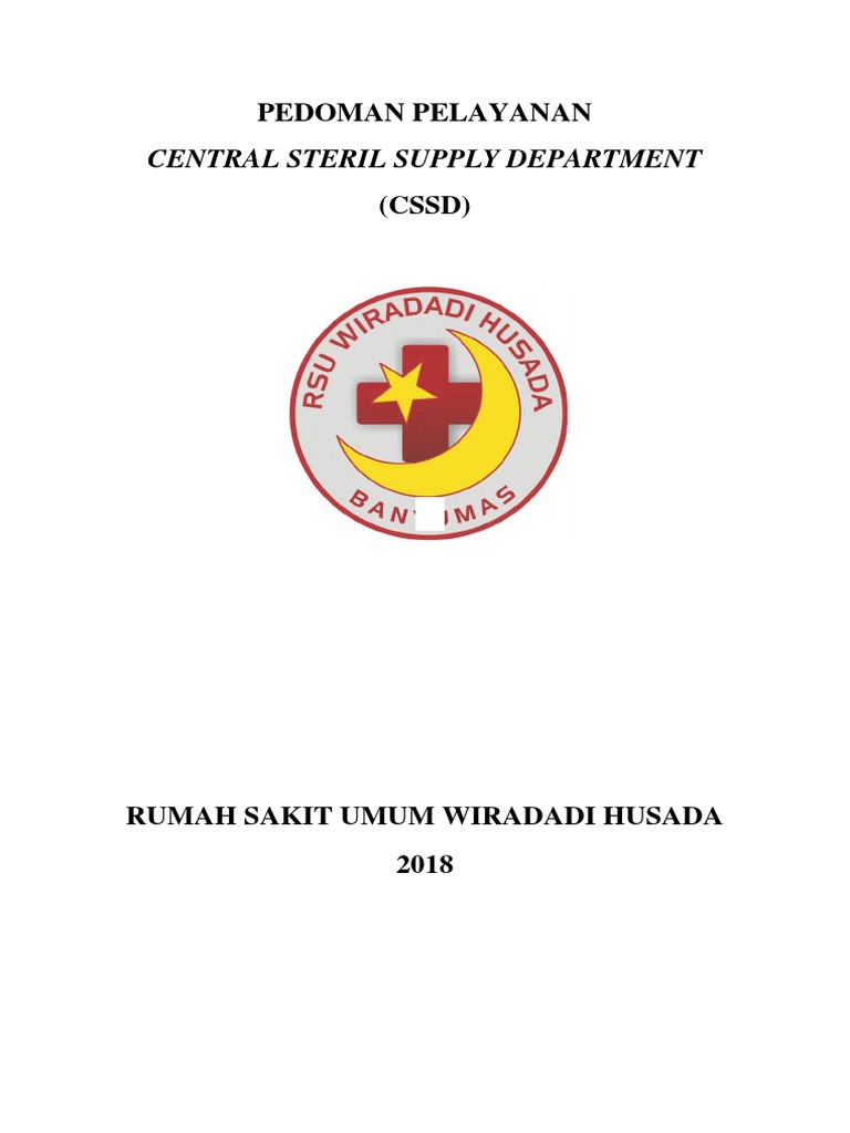 Pedoman Pelayanan CSSD | PDF