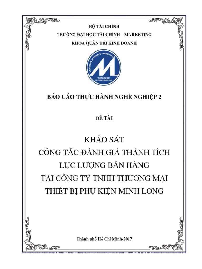 THNN2 - BTGHuong - Danh Gia Thanh Tich Luc Luong Ban Hang | PDF