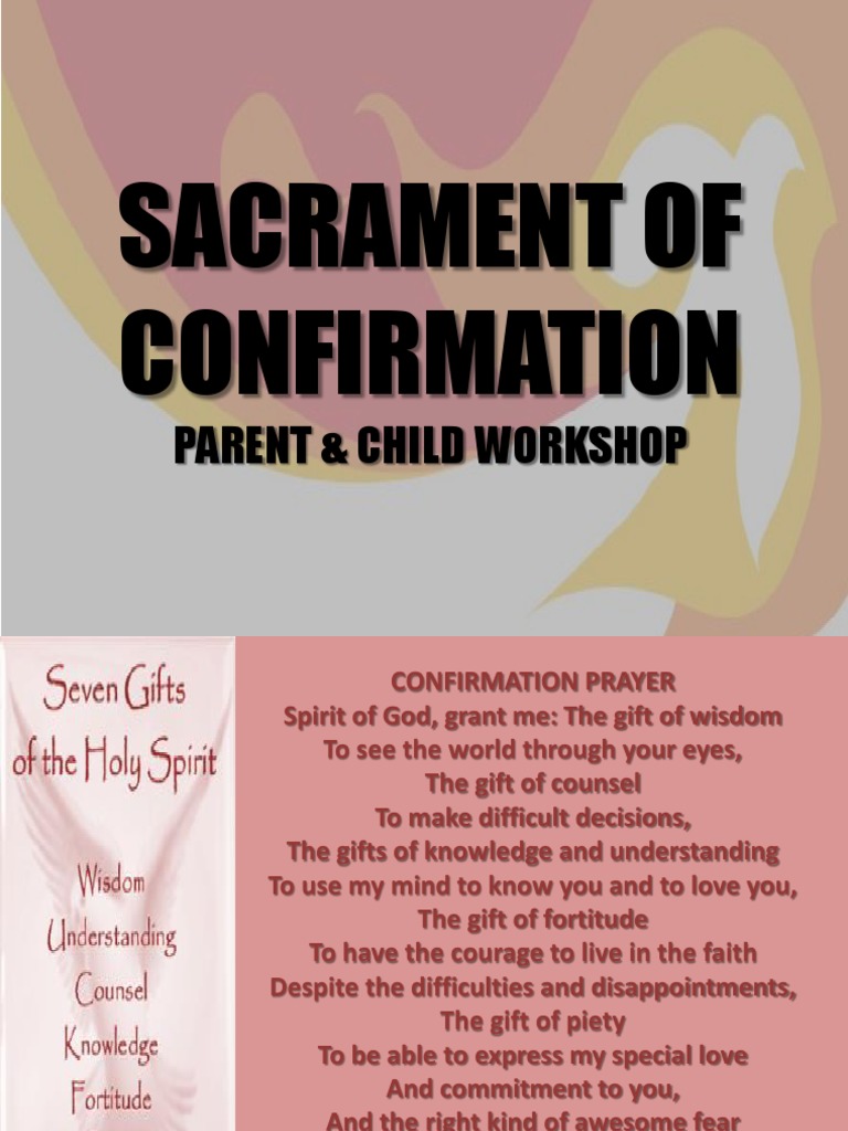 Confirmation Powerpoint | PDF | Confirmation | God In Christianity