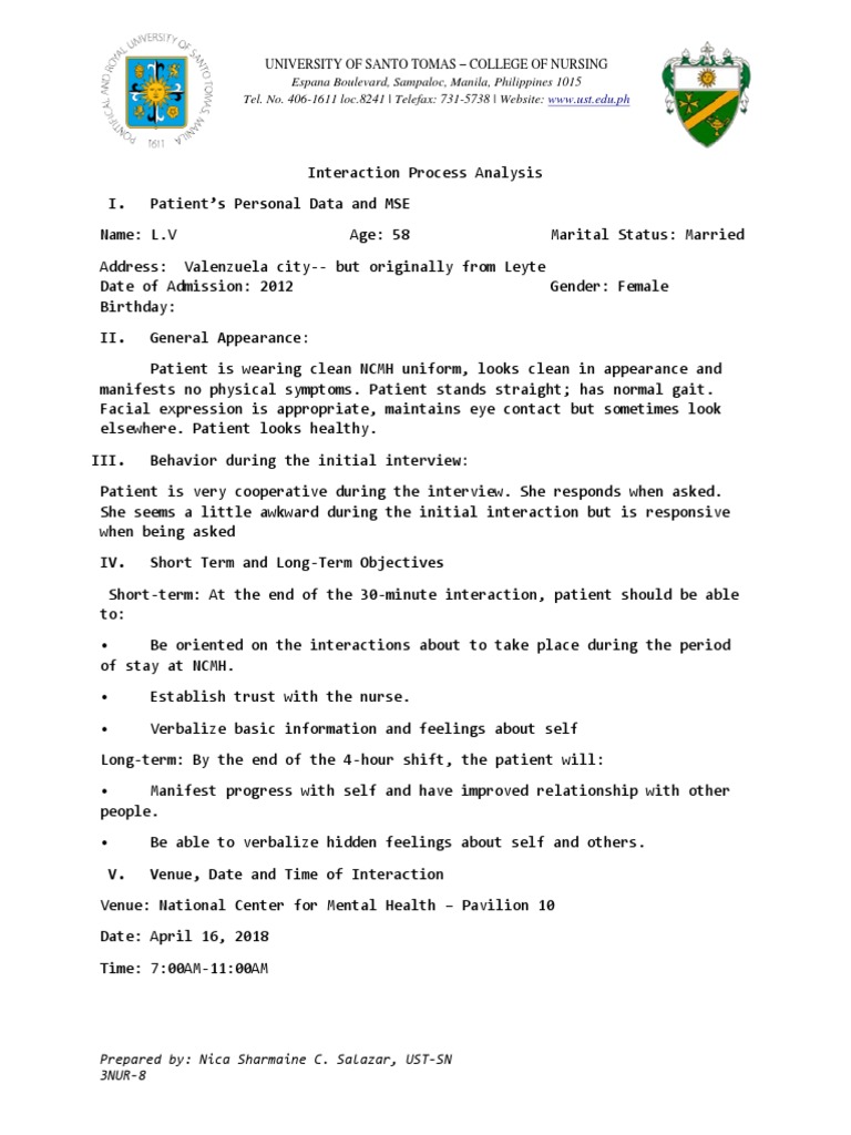 Interaction Process Analysis | PDF | Psychological Concepts ...