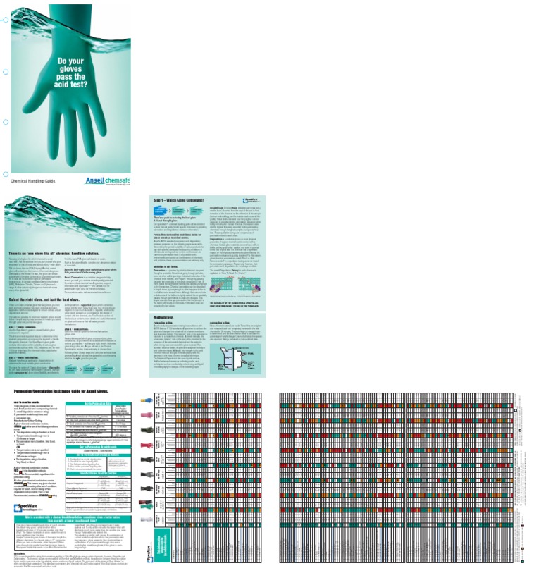 An Sell Chem Safe | PDF | Chemical Substances | Glove