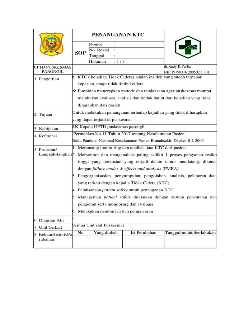 Sop KTC | PDF | Analysis | Systems Engineering