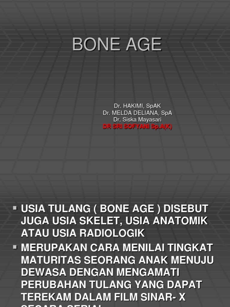 Bone Age | PDF
